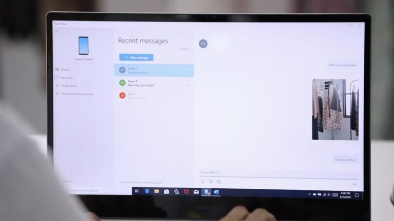 Use Samsung Galaxy Link to Windows Feature on All One UI Pie 9.0 Phones ...