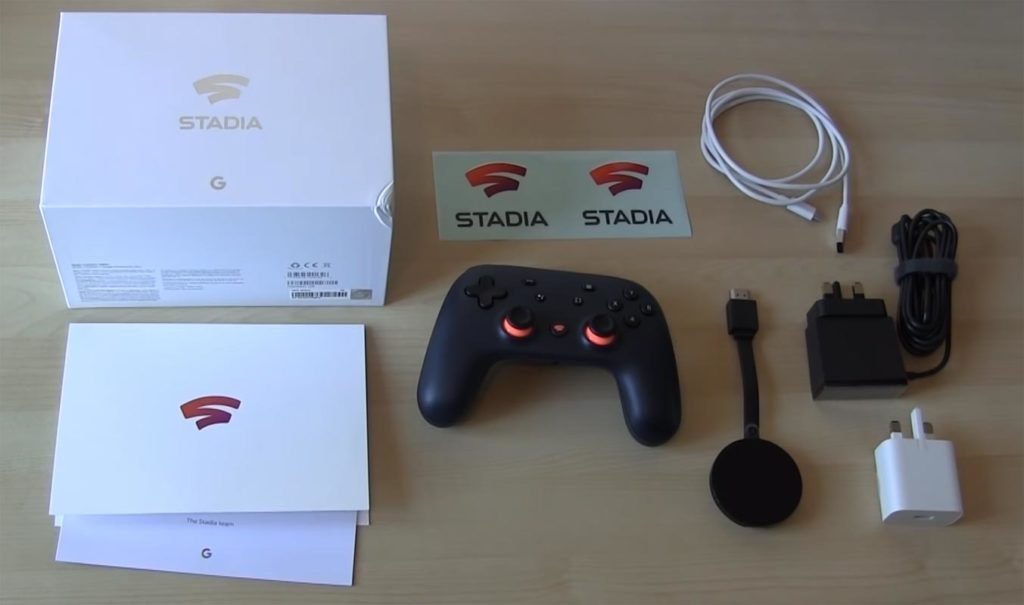 Things Inside Google Stadia Retail Box - Android Infotech