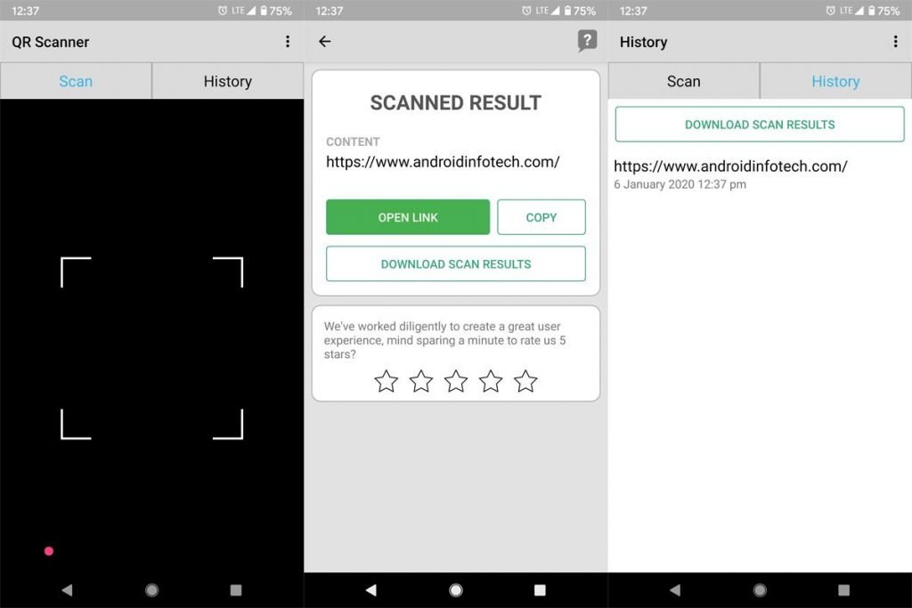 Best Five QR Code and Barcode Scanner Android Apps - Android Infotech
