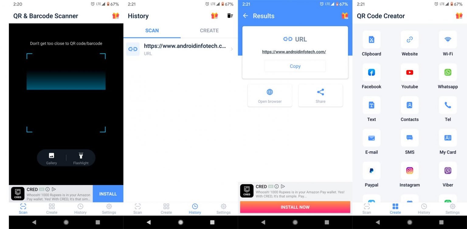 Best Five QR Code and Barcode Scanner Android Apps - Android Infotech