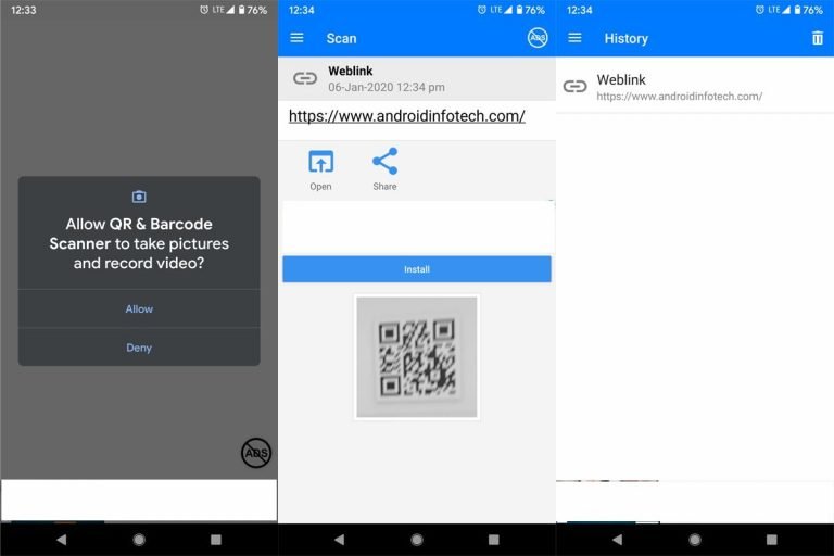 Best Five QR Code and Barcode Scanner Android Apps - Android Infotech ...