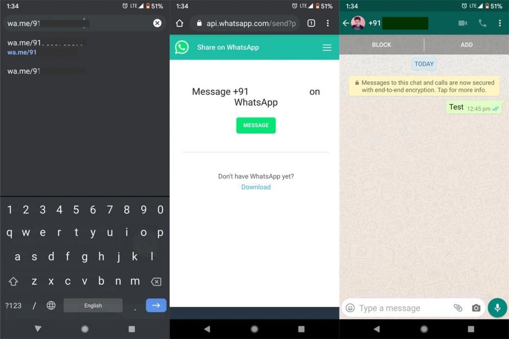 Send WhatsApp messages to Yourself (To Your Number) - Android Infotech ...