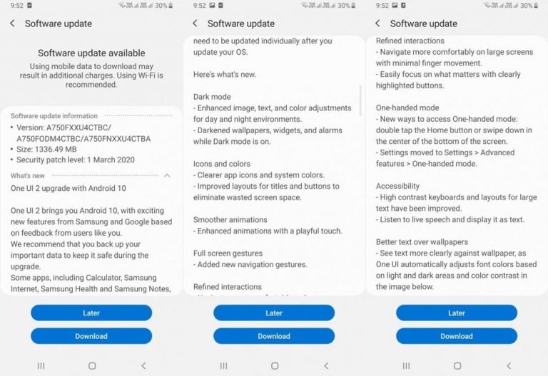 Download Samsung Galaxy A7 2018 SM-A750F/G/N Android 10 One UI 2.0 ...