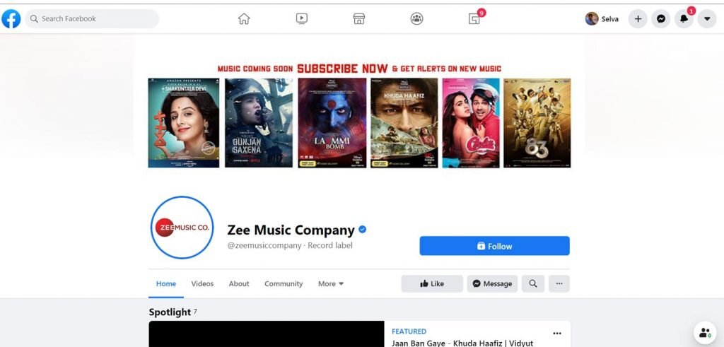 Now we can watch official Music videos within Facebook - Android ...