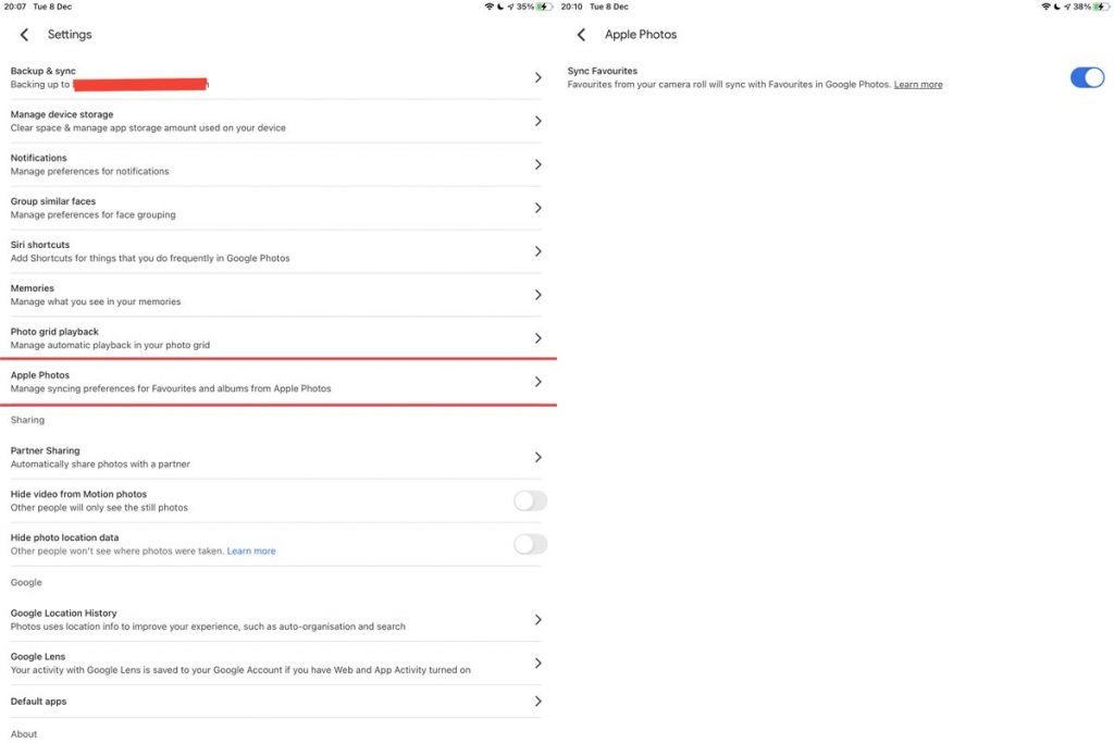 New Google Photos feature allows favorite photos to Sync Properly with ...