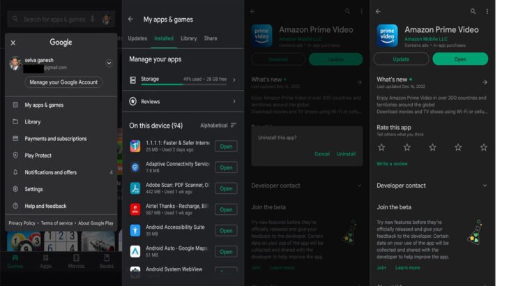 How to Reverse/Downgrade Amazon Prime Video App Update in Android ...