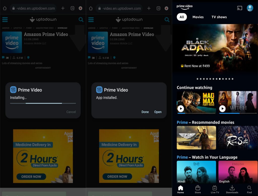 How to Reverse/Downgrade Amazon Prime Video App Update in Android ...