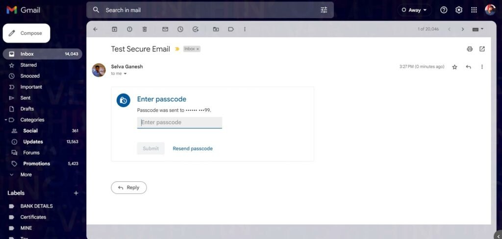 How to Send Mobile OTP Verification Required Emails in Gmail? - Android ...