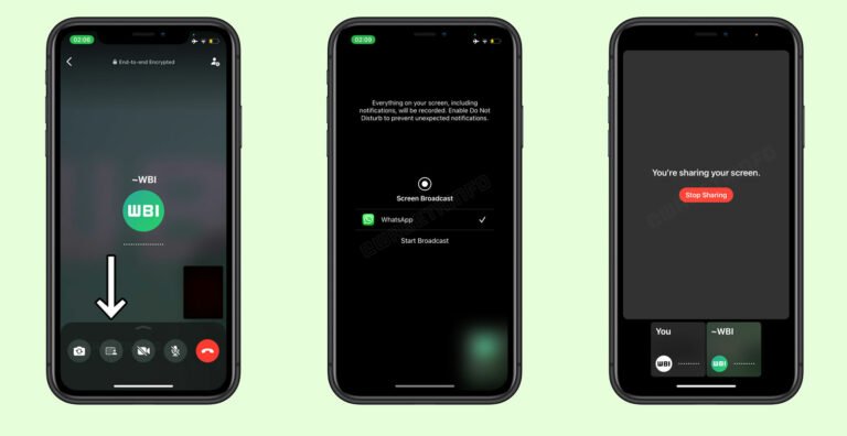 How to use WhatsApp screen-sharing on Android, iOS, and Windows ...