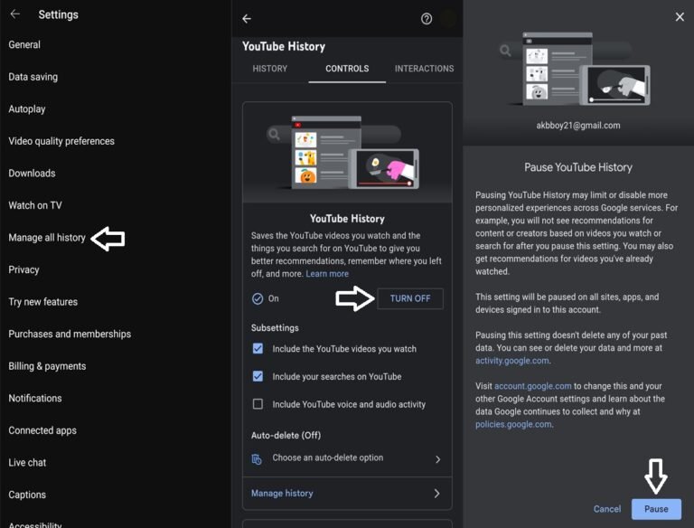 Restore YouTube App Missing Search and Watch History Feature - Android ...