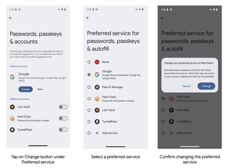 Native Third-Party Password Managers Auto-Fill Option Coming to Android ...