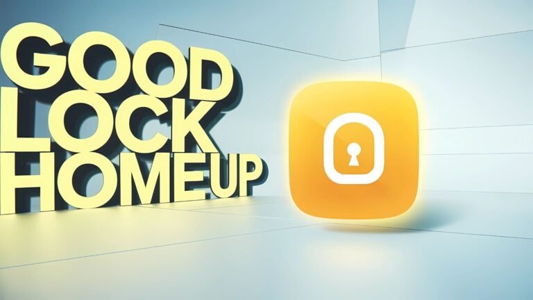 How to Install Good Lock Home Up on Your Samsung Galaxy S25- Unlock ...