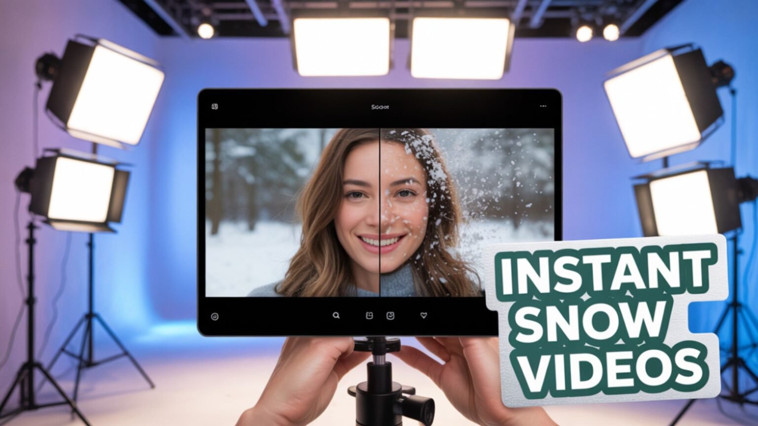 How to Create a Snow Effect Viral Instagram Video? - Android Infotech